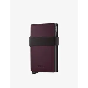 SECRID Bandwallet Matte Leather Wallet - Plum