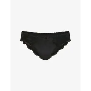 Agent Provocateur Molly Satin Full Brief Xxl - Black