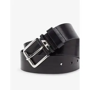 DIESEL® D Loop Crinkle Leather Belt