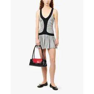 Gimaguas Molly Ruched Jersey Mini Dress