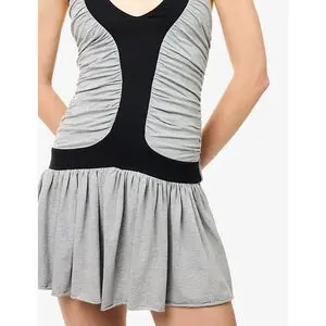 Gimaguas Molly Ruched Jersey Mini Dress