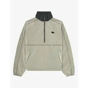 DIESEL® Half-zip Crinkle Nylon Jacket - 5ae