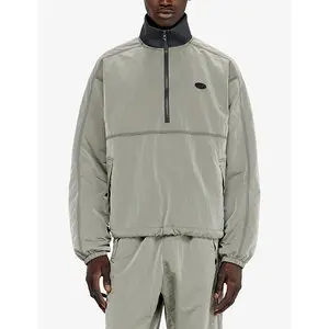 DIESEL® Half-zip Crinkle Nylon Jacket