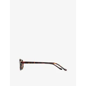 KAREN WAZEN Noor Round-shape Shell Acetate Sunglasses