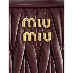 Miu Miu Arcadie Matelassé Leather Handbag