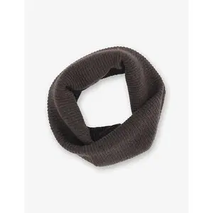 Boggi Milano Logo-patch Merino Wool Neck Warmer