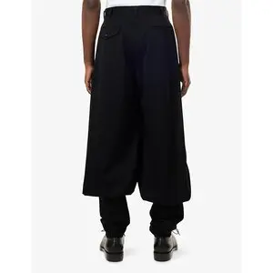 Comme Des Garçons Balloon Wool Trousers