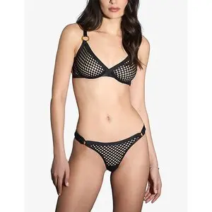 Agent Provocateur Bubbles Fishnet Thong