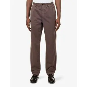 Paige Eberton Tapered-leg Cotton Trousers