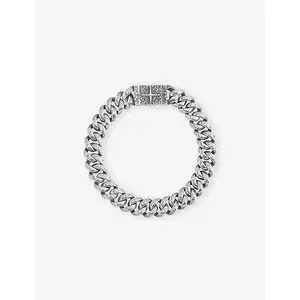CLOCKS AND COLOURS Empire 10mm Stainless Steel Bracelet - Silver