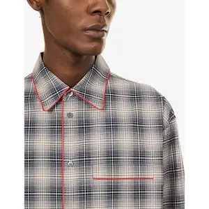 Marni Classic Check Spread-collar Cotton Shirt