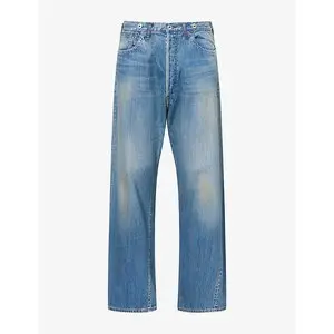 A.PRESSE No.22 Wash Wide Denim Jeans - Indigo