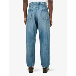A.PRESSE No.22 Wash Wide Denim Jeans