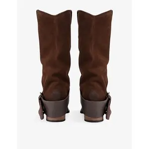 Steve Madden Ashwood Suede Buckle Knee-high Boots