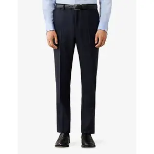 HACKETT  Windowpane Double-breasted Wool Blazer