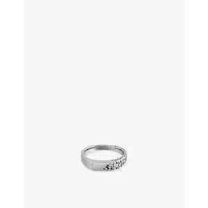 CLOCKS AND COLOURS Scorched Earth Stainless Steel Ring - Silver