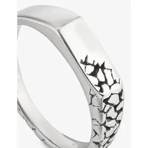 CLOCKS AND COLOURS Scorched Earth Stainless Steel Ring