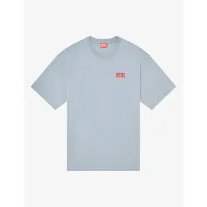 DIESEL® Graphic-logo Print Cotton T-shirt - 9ed