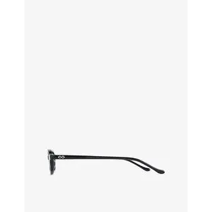 KAREN WAZEN Carolyn Rectangular-shape Acetate Sunglasses