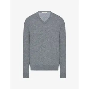 THE ROW Nian V-neck Cashmere Jumper - Grey