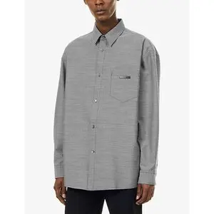 Marni Oversized Long-sleeve Wool Shirt