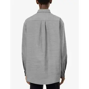 Marni Oversized Long-sleeve Wool Shirt