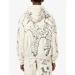 HELLSTAR Graffiti Zip Cotton-jersey Hoody
