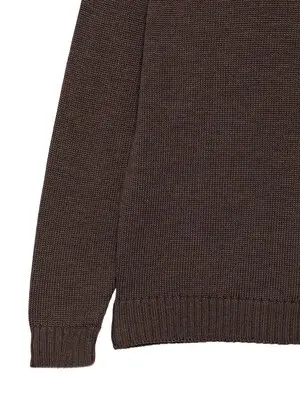 ZANONE Wool Crewneck Sweater - Brown