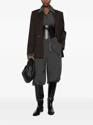 Victoria Beckham Single-breasted Blazer In Mouliné Twill