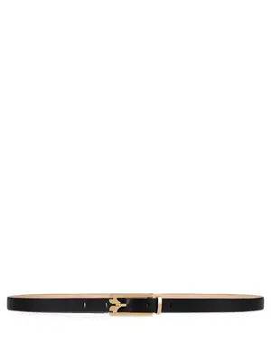Victoria Beckham Belt "dorian" 15 In Glossy Leather