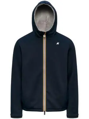 K-WAY Tech Fabric Coat - Navy