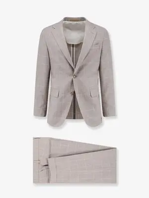 BOSS Boss Men Heston Virgin Wool Suit Multicolor