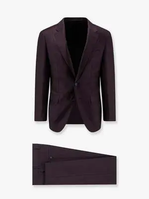 BOSS Harvers Virgin Wool Suit - Multicolor