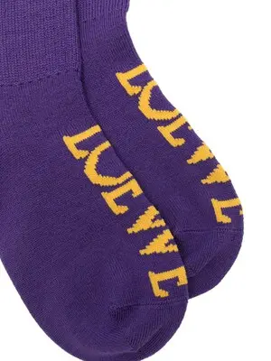 Loewe Logo Wool Socks