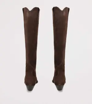 Isabel Marant Étoile Suede Denvee Knee-high Boots 40