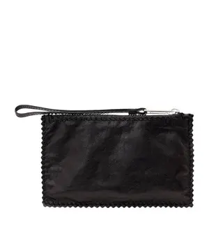 ALLSAINTS Mini Leather Siloh Pouch - Black