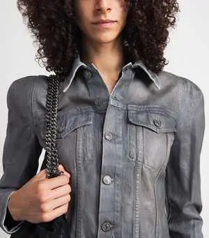 7 For All Mankind Coated Denim Jacket