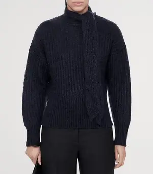 ALLSAINTS Relaxed Tie-detail Etty Sweater