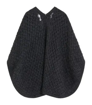 Valentino Garavani Wool-blend Poncho