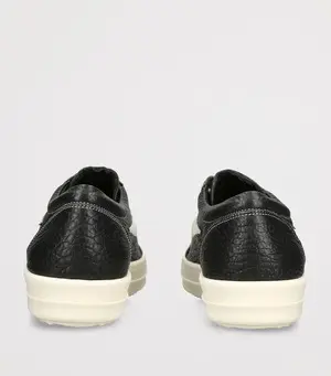 Rick Owens Leather Vintage Sneakers