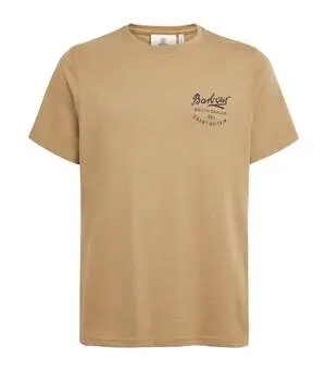 Barbour Cotton Script Graphic T-shirt - Brown