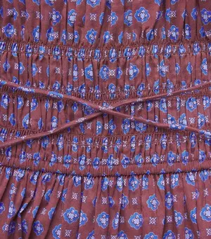 DÔEN Organic Cotton Quinelle Midi Dress - Purple