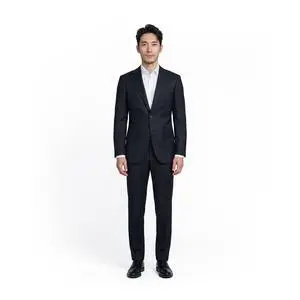 INDOCHINO Hamilton Sharkskin Blazer - Black