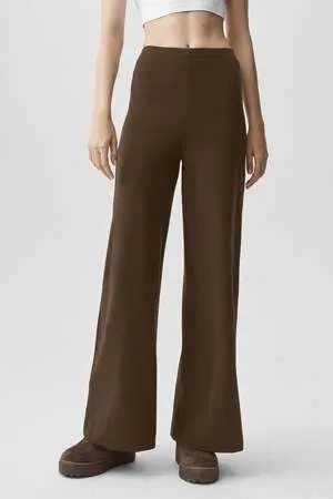 Alo Yoga Airbrush High-waist Wide Leg Pants Long - Espresso