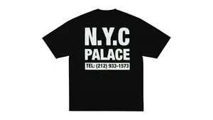 PALACE Shop Numbers T-shirt - Black