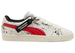 PUMA Suede Street Fighter Ryu - White/black/red
