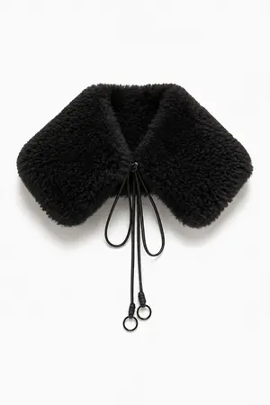 Ulla Johnson Shearling Collar - Noir