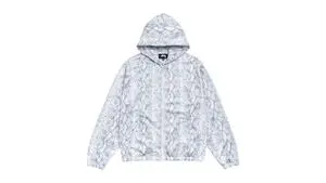 StÜssy Athletic Mesh Zip Hoodie - Snake