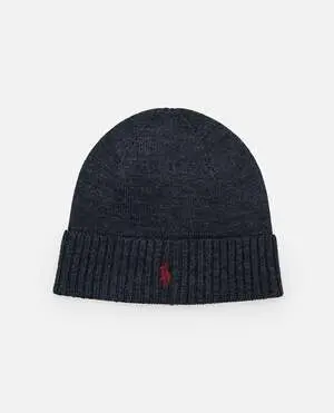 Polo Ralph Lauren Cappello In Lana Merino - Grey