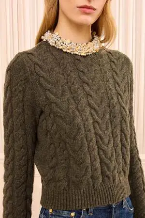 Ulla Johnson Marlie Knit Pullover With Embellishment